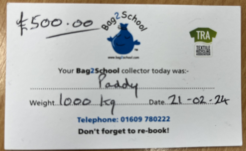 Bag2School Success | Chichester Free School